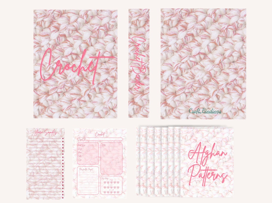 Printable Crochet Binder Inserts: Project Planner & Yarn Tracker ...