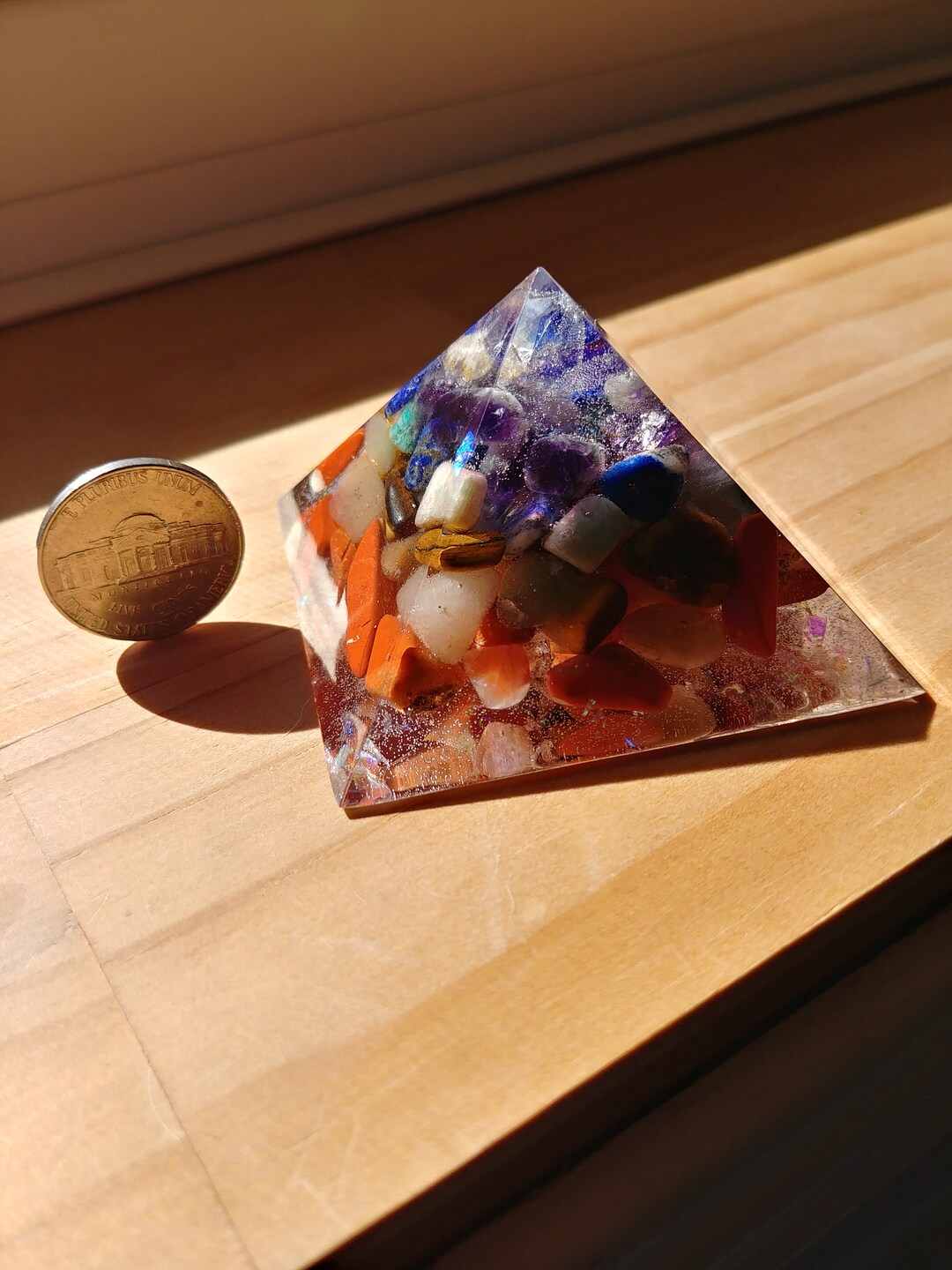 Chakra Crystal Pyramid - Etsy