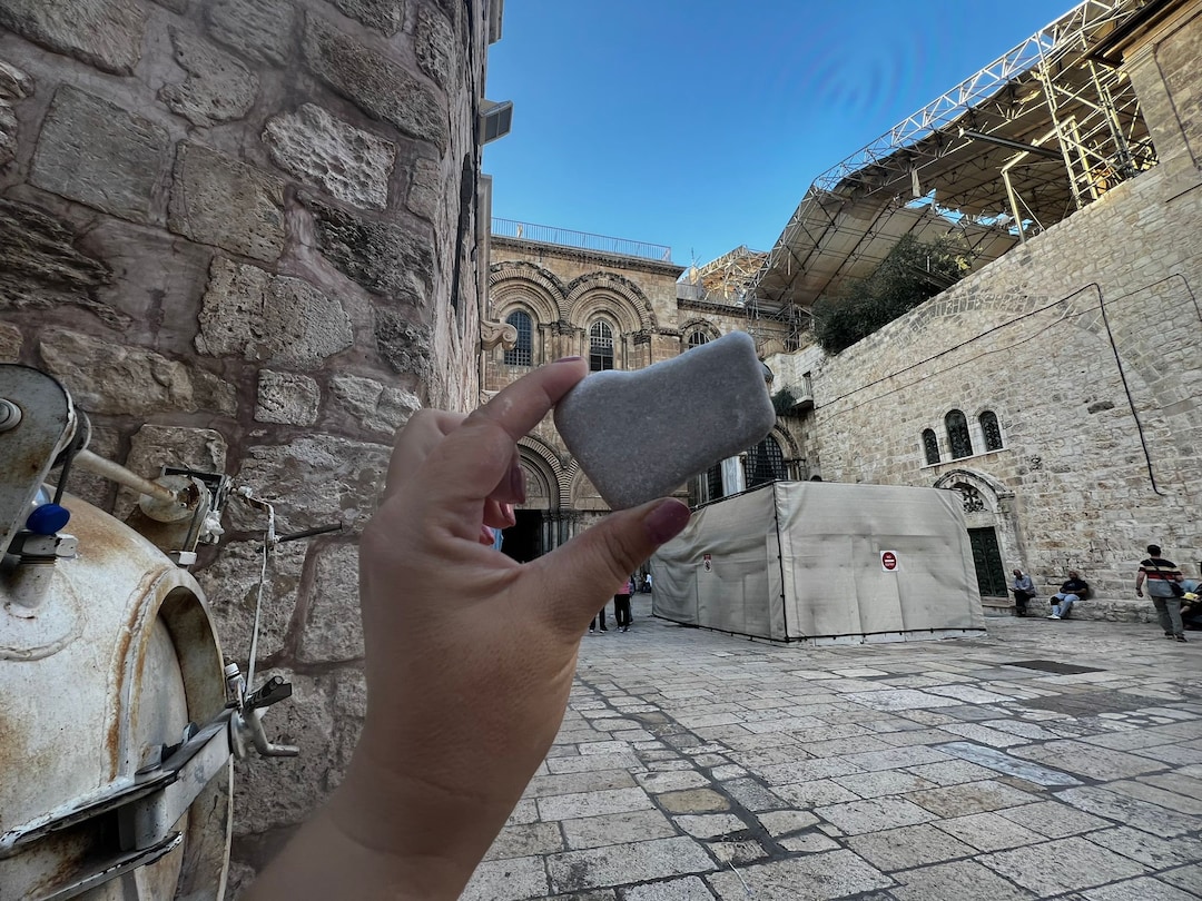Relic Stone From the Church of the Holy Sepulcher in Jerusalem, Unique ...
