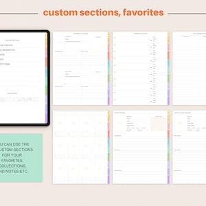 Digital Reading Journal Goodnotes, Digital Reading Planner, Digital ...