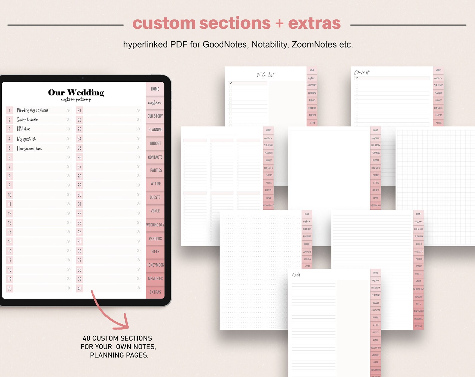 Wedding Digital Download Wedding Planner PDF Digital Wedding - Etsy