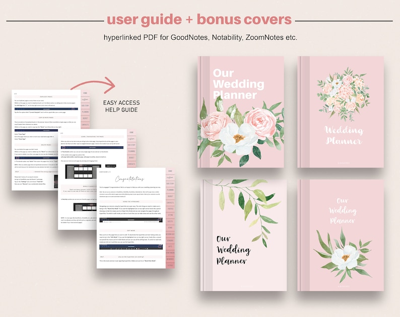 Wedding Digital Download Wedding Planner PDF Digital Wedding - Etsy