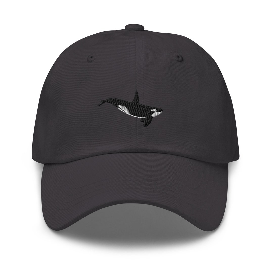 Embroidered Orca Killer Whale Adjustable Baseball Cap, 100% Cotton ...