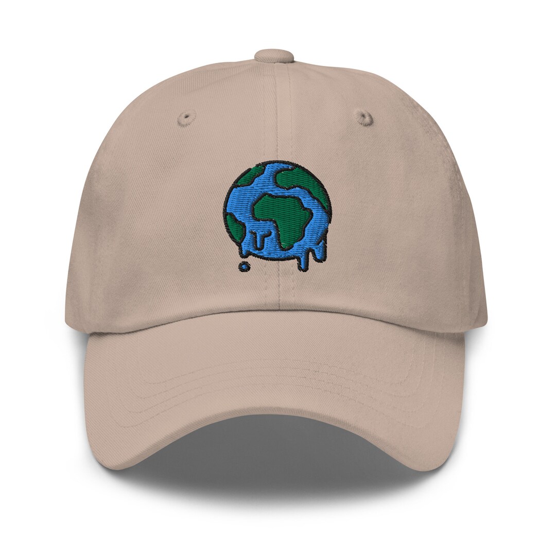 Embroidered Save Our Melting Planet Earth Patch Adjustable Baseball Cap ...