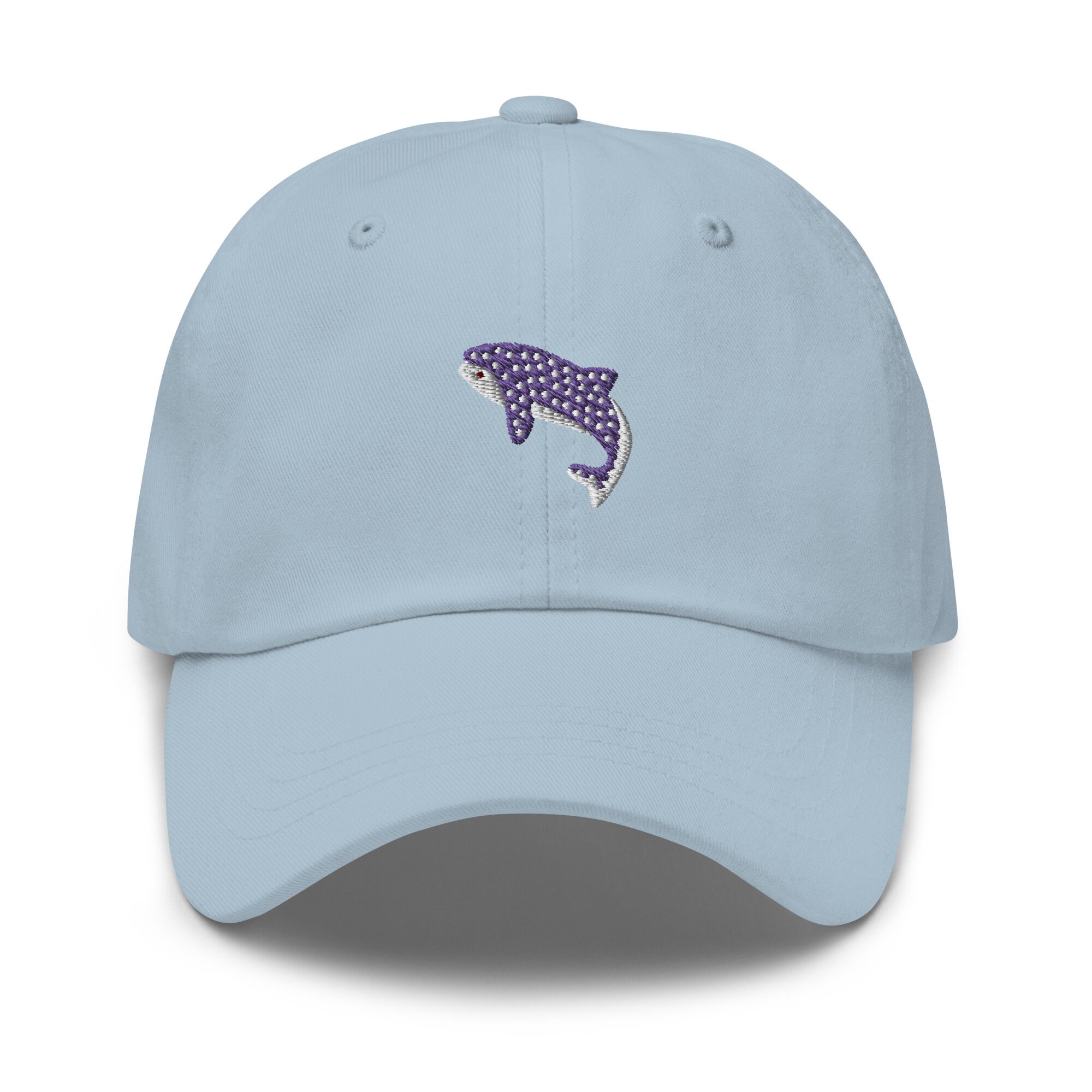 Embroidered Whale Shark Adjustable Baseball Cap, 100% Cotton Twill ...