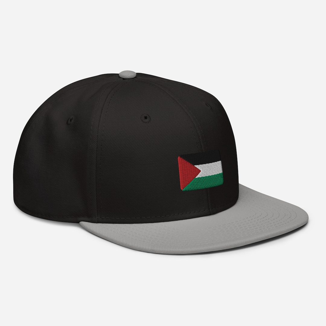 Palestine Flag Embroidered Snapback, Free Palestine Flag Hat, Palestine ...