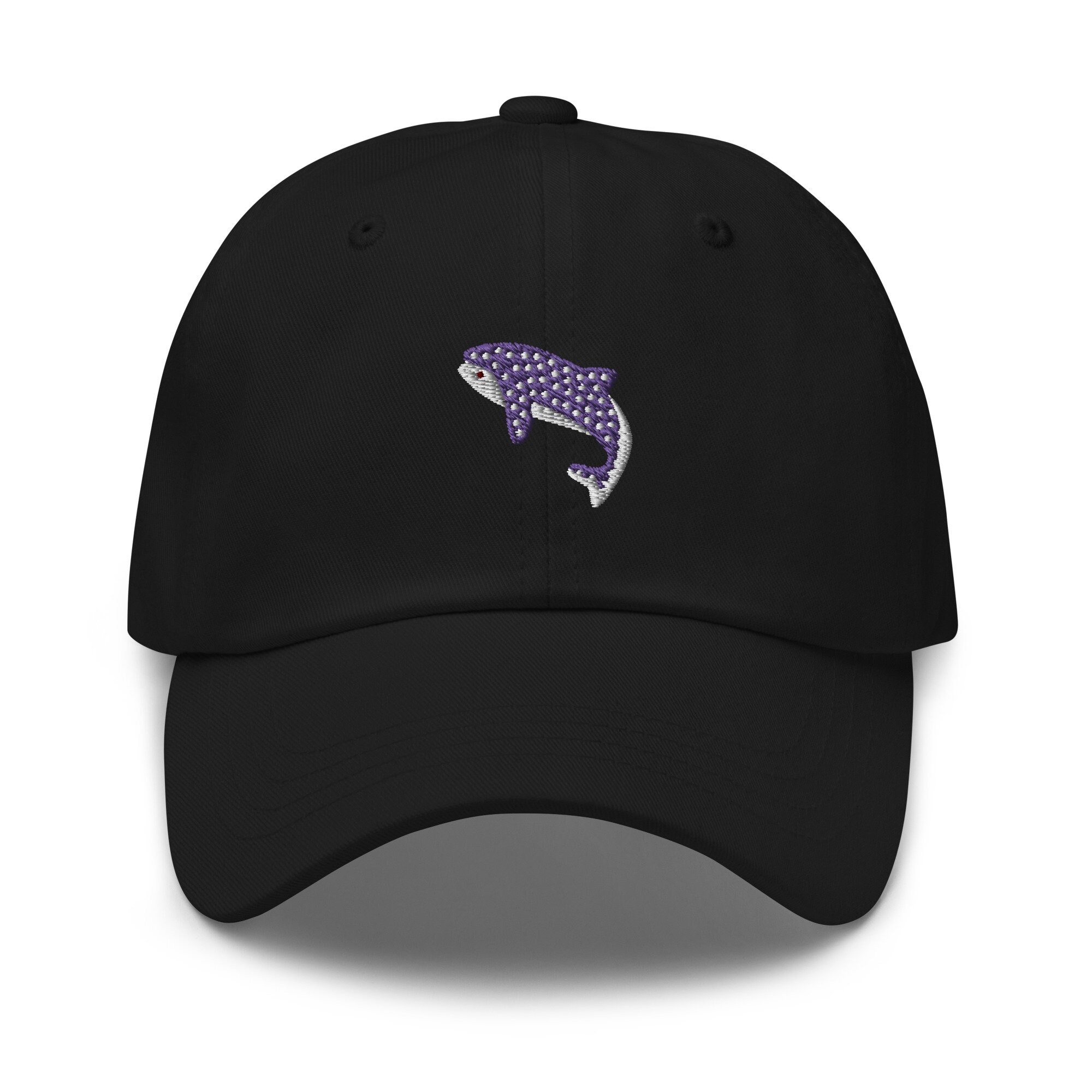 Embroidered Whale Shark Adjustable Baseball Cap, 100% Cotton Twill ...