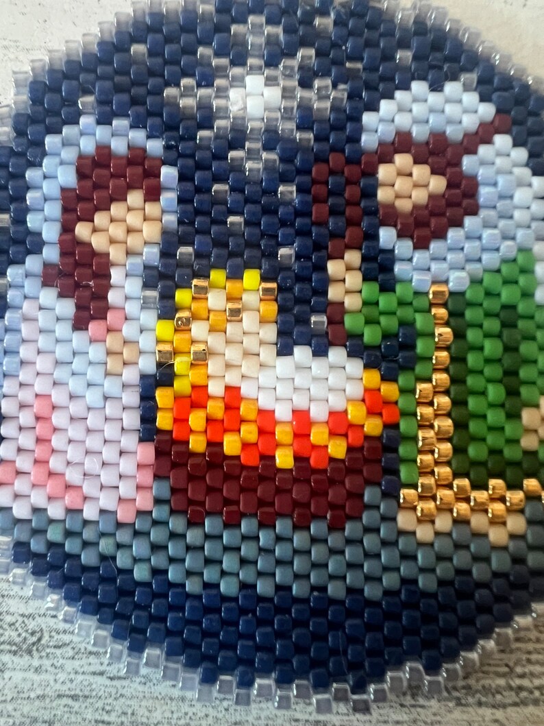 Nativity Ornament, Beaded Ornaments, Handmade, Christmas - Etsy