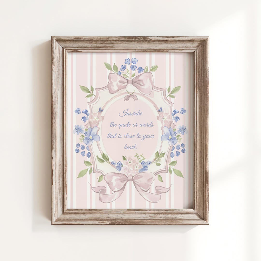 Custom Text Wall Art, Add Your Text, Personalized Gift (digital ...
