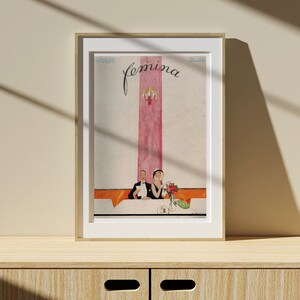 Femina, February 1922. Femina Poster, Fashion Poster, Femme Print ...