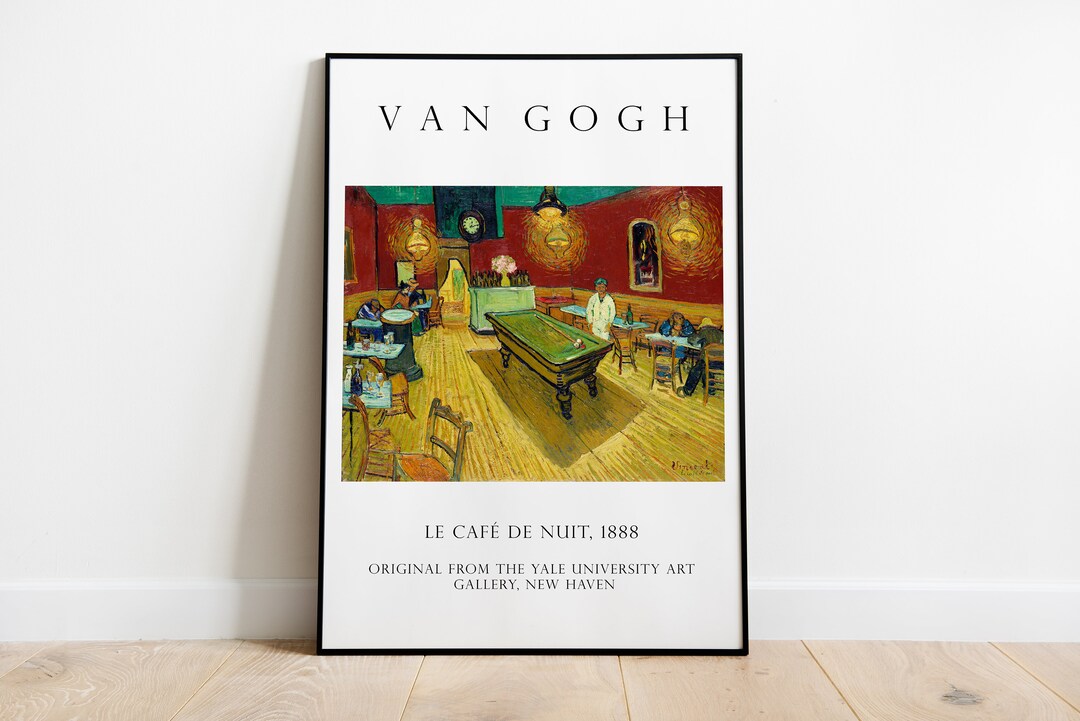 Vincent Van Gogh | the Night Café Poster | Impressionist Art Print ...