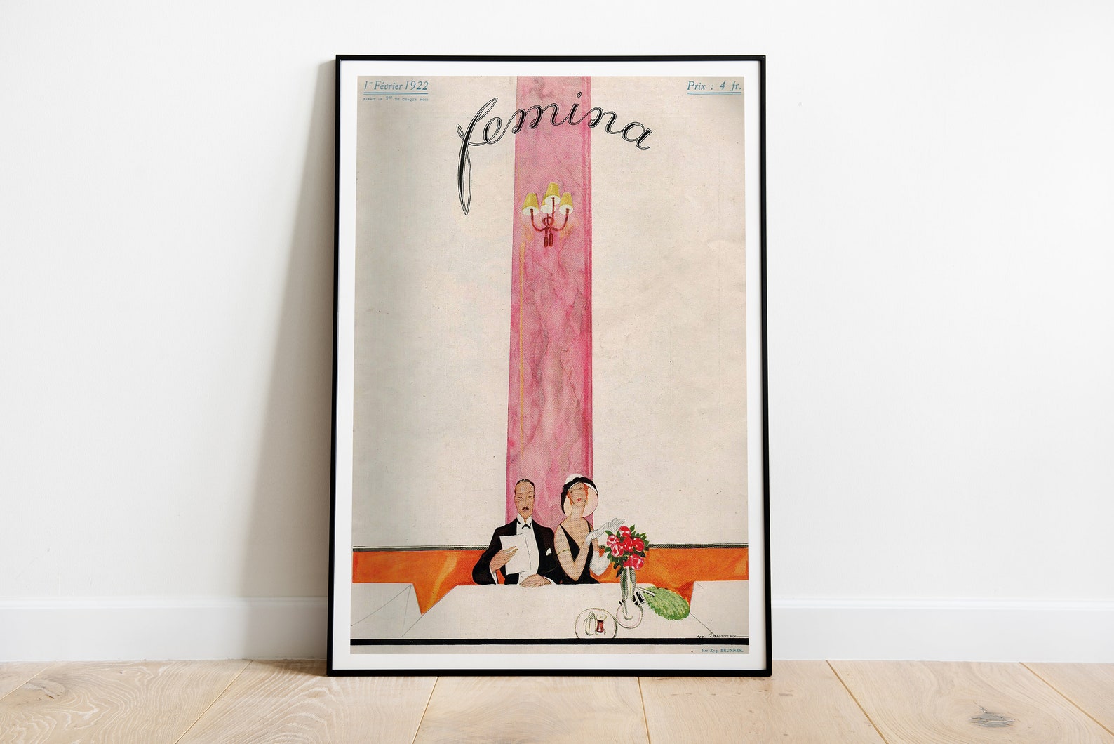 Femina, February 1922. Femina Poster, Fashion Poster, Femme Print ...