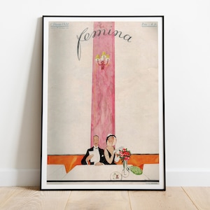 Femina, February 1922. Femina Poster, Fashion Poster, Femme Print ...