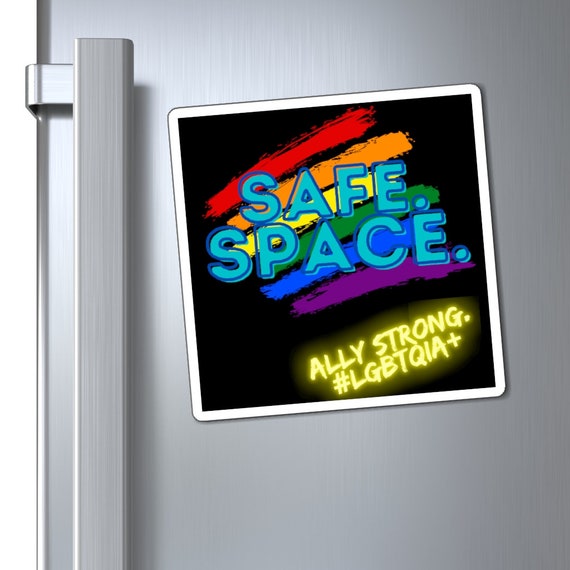 LGBTQ Magnet LGBTQIA Safe Space Fridge Magnet Gay - Etsy Hong Kong