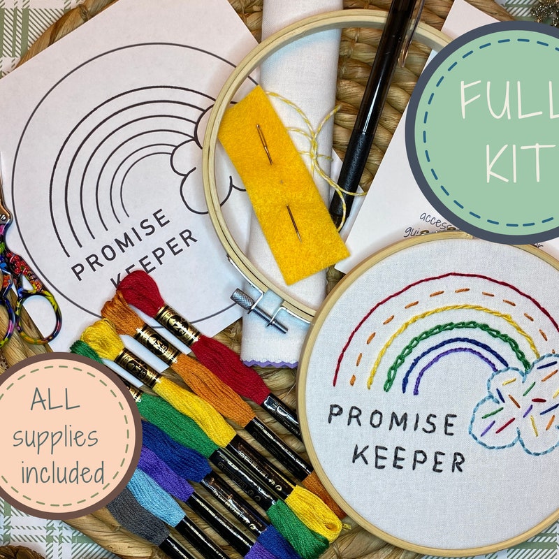Kids Embroidery Kit - Etsy