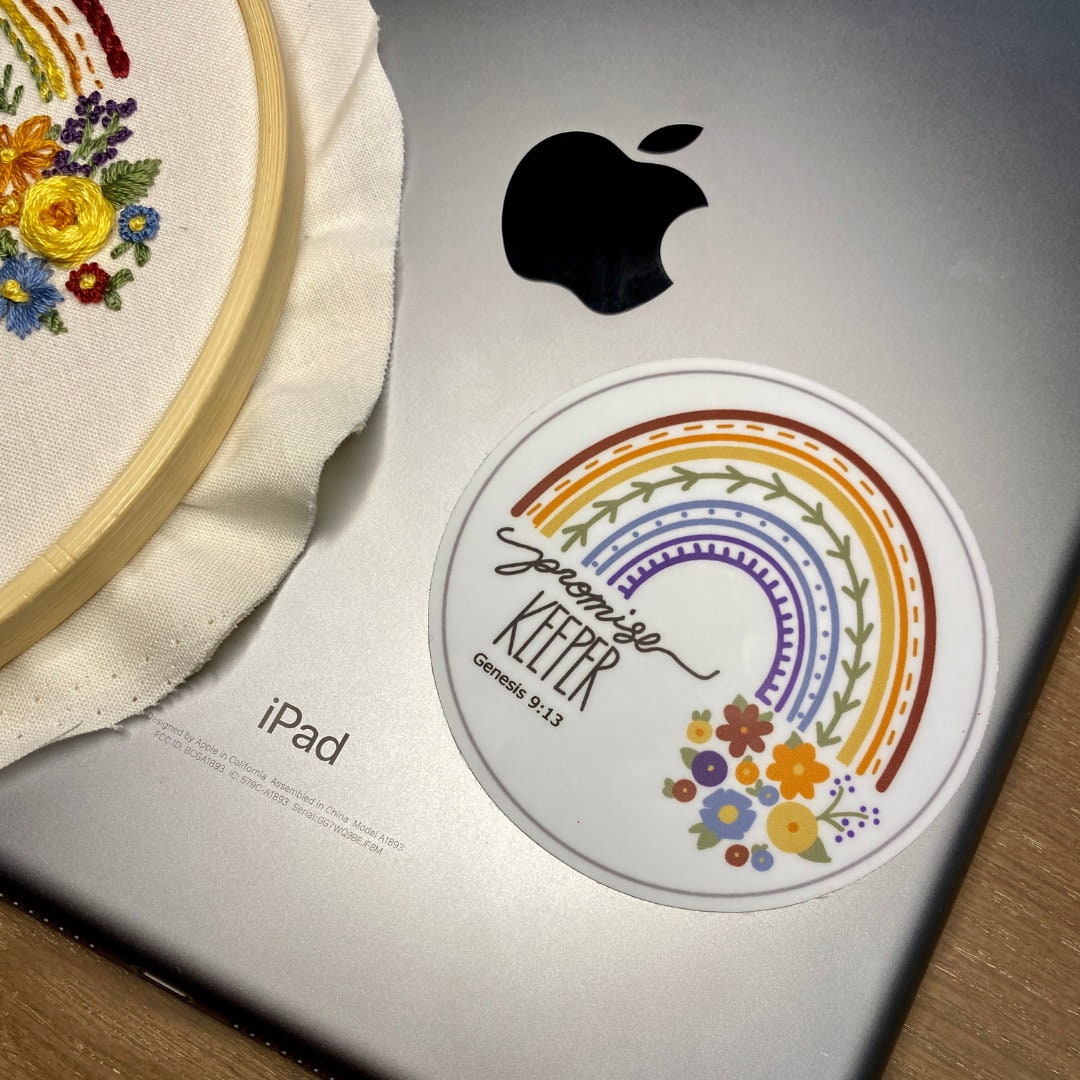Sticker Promise Keeper Rainbow Sticker Christian Scripture - Etsy
