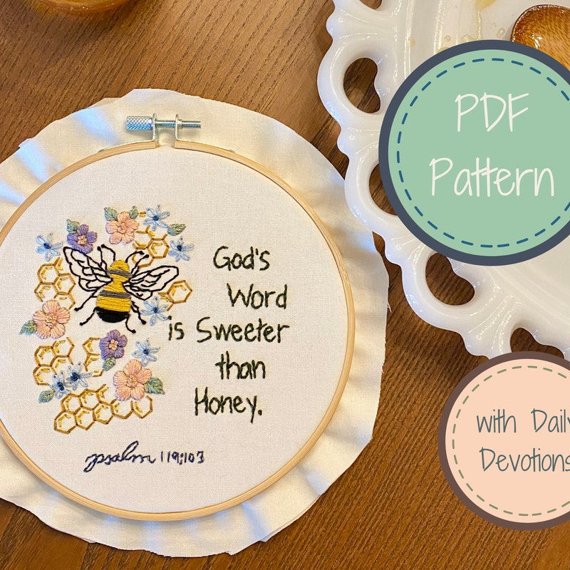 Scripture Embroidery - Etsy