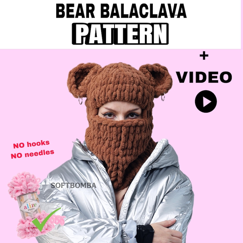 Hand Knitted Balaclava, - Etsy