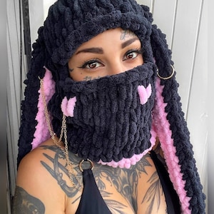 Balaclava Long Bunny Ears, Balaclava Mask, Balaclava Ear, Balaclava ...