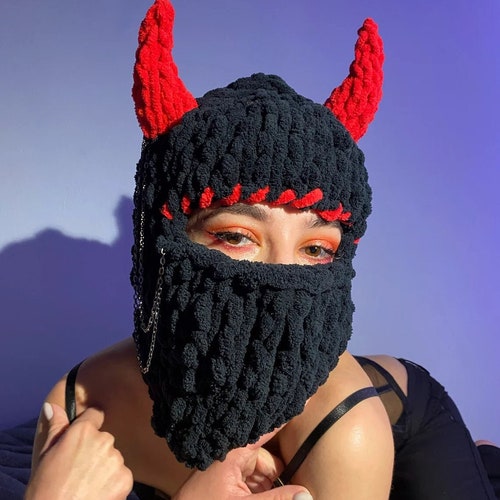 Devil Balaclava - Etsy Canada