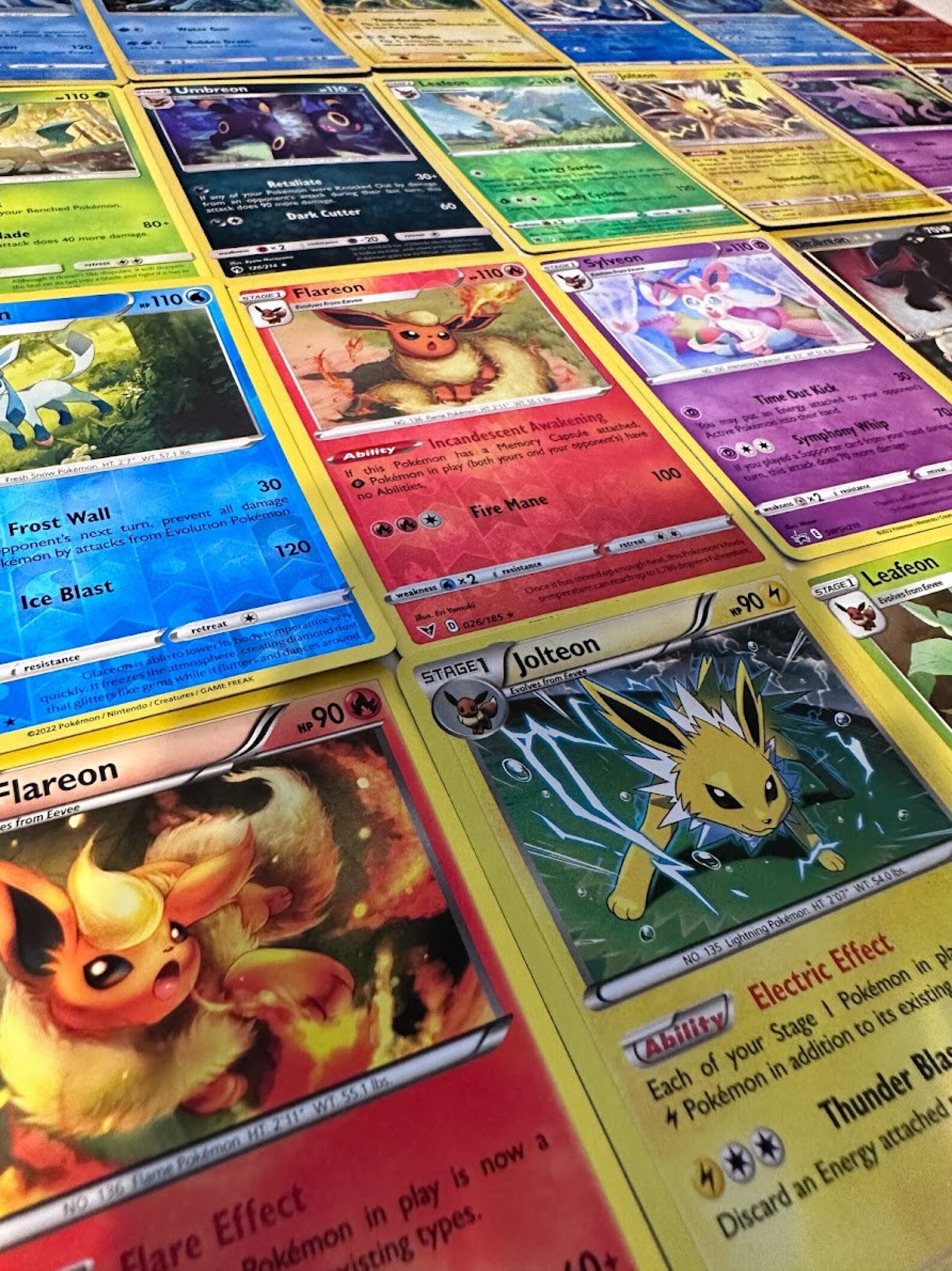 Eevee and Evolutions Pokemon Pack 10 Cards With Holo Foil Promo and ...