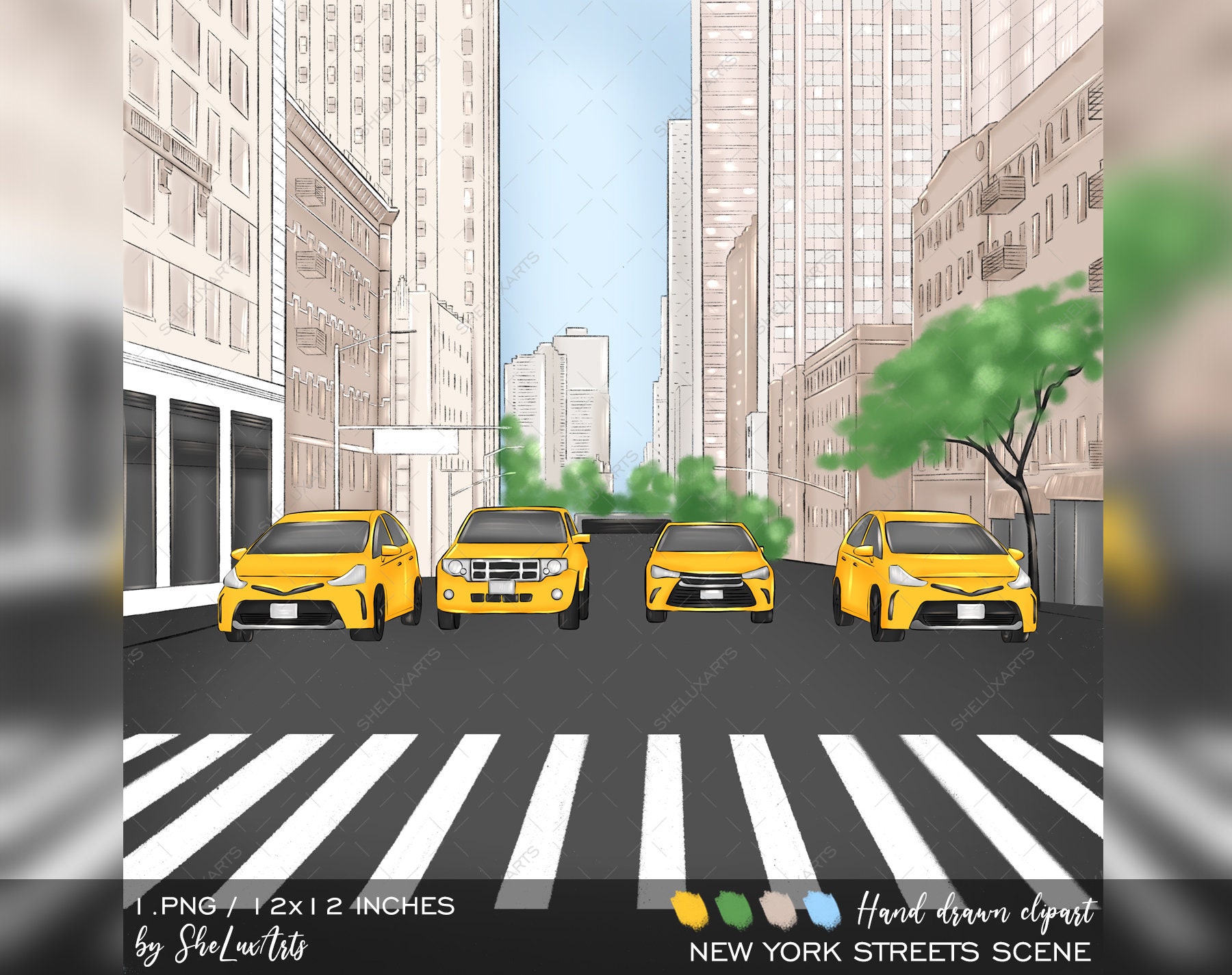 City Scene Clipart