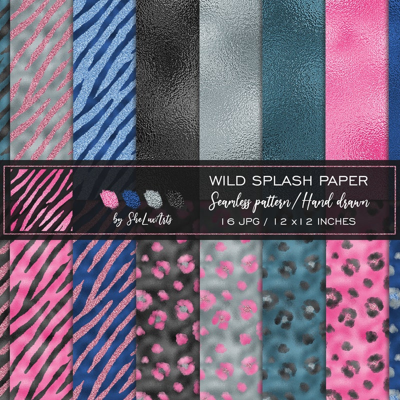 Zebra Digital Paper - Etsy
