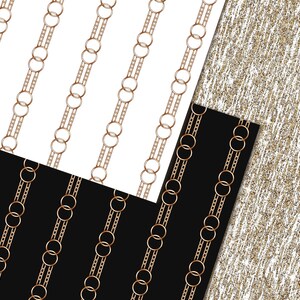 Glam Gold Digital Paper, Seamless Pattern, Fashion Digital Paper ...