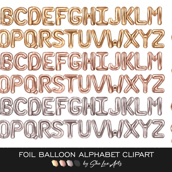 Gold Foil Letter Balloons - Etsy