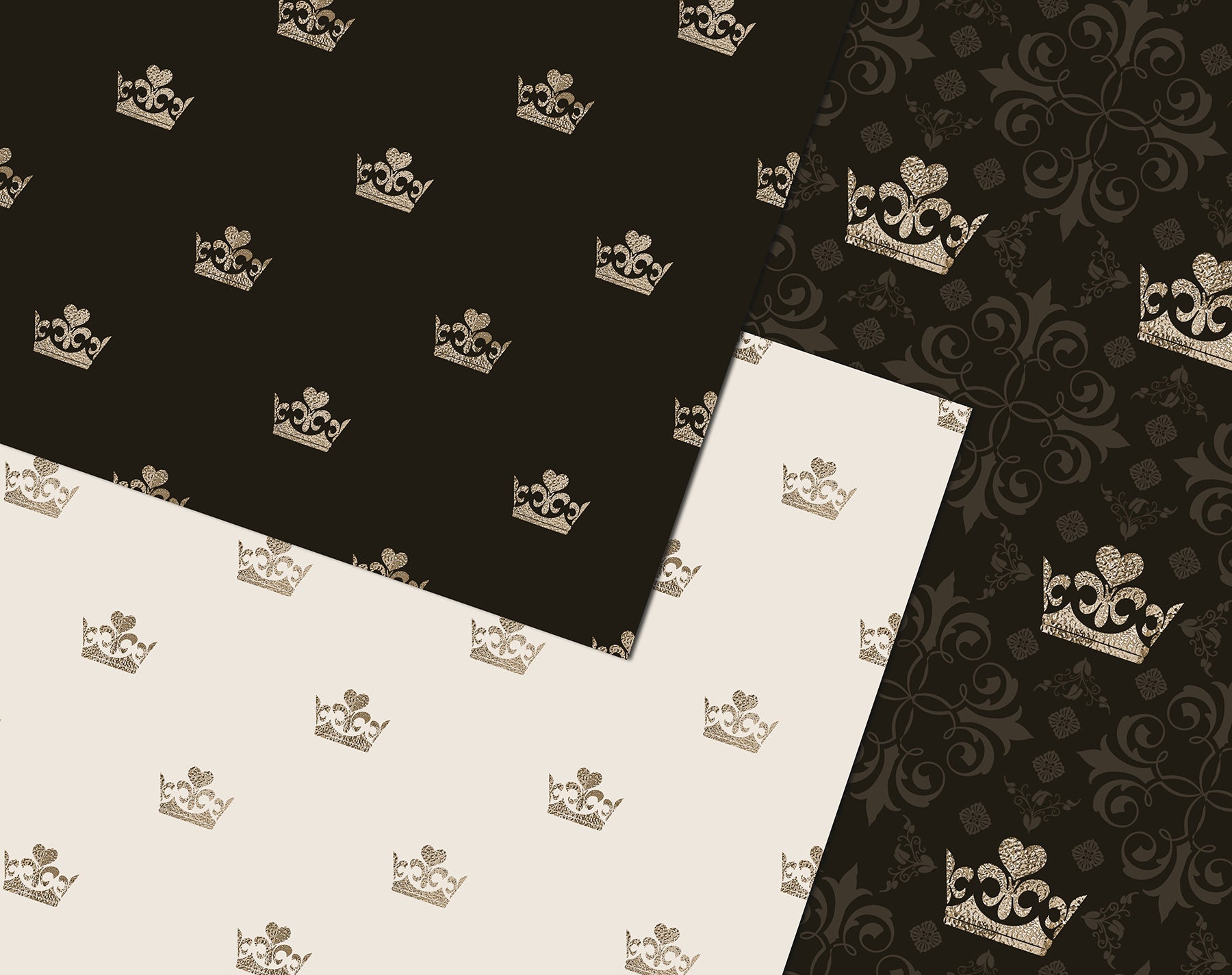 Queen Digital Paper Seamless Pattern Fashion Digital Paper - Etsy