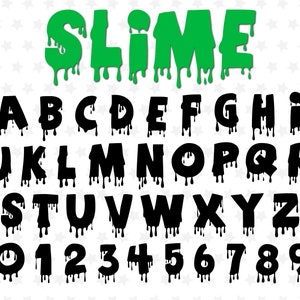 Bundle Drip Fonts Slime Font Blood Dripping Font Dripping Letter Font ...
