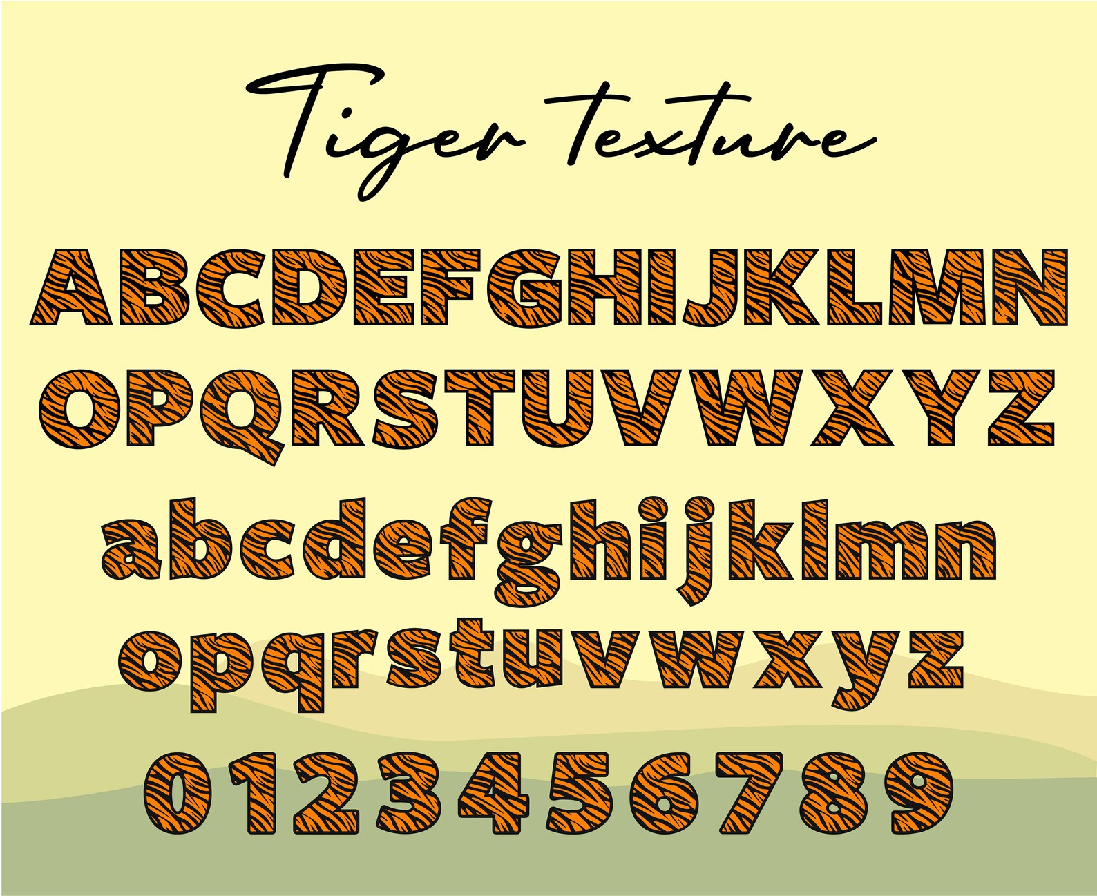 Animal Fonts Bundle SVG PNG Files Leopard Font Cow Font Tiger - Etsy