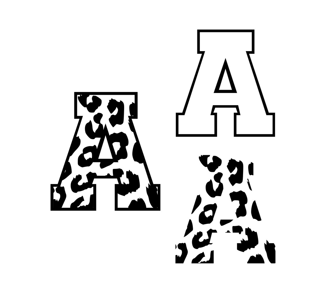 Leopard Font TTF SVG PNG Animal Font Safari Font Leopard Print | Etsy