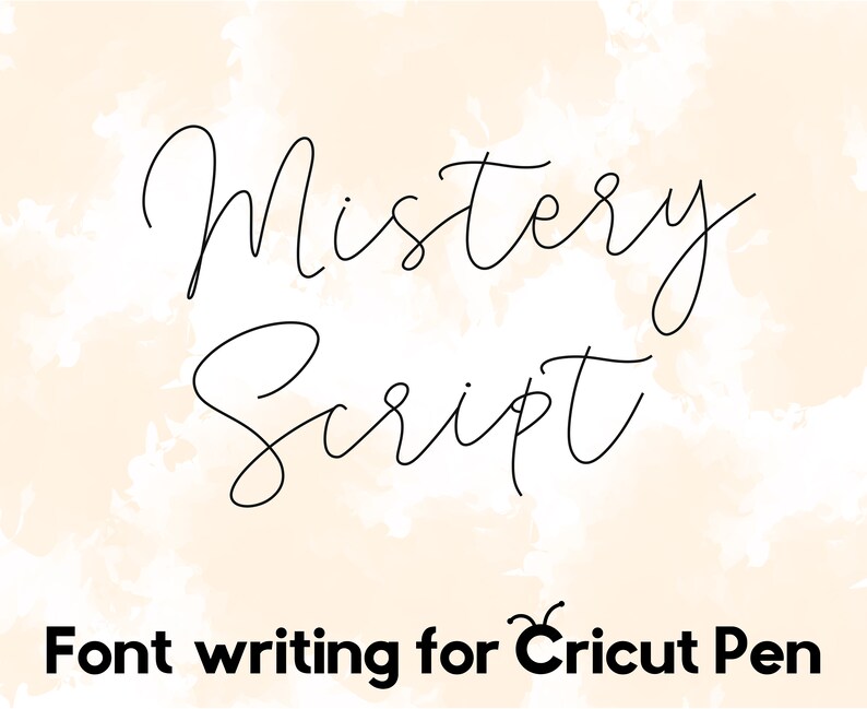 Font for Cricut Calligraphy Pen Font to Use With Cricut Pen - Etsy ...