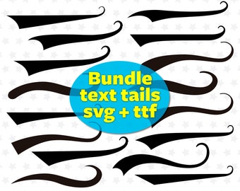 Bundle Tails Svg Baseball Tail Baseball Font Tails Svg Underline Svg ...
