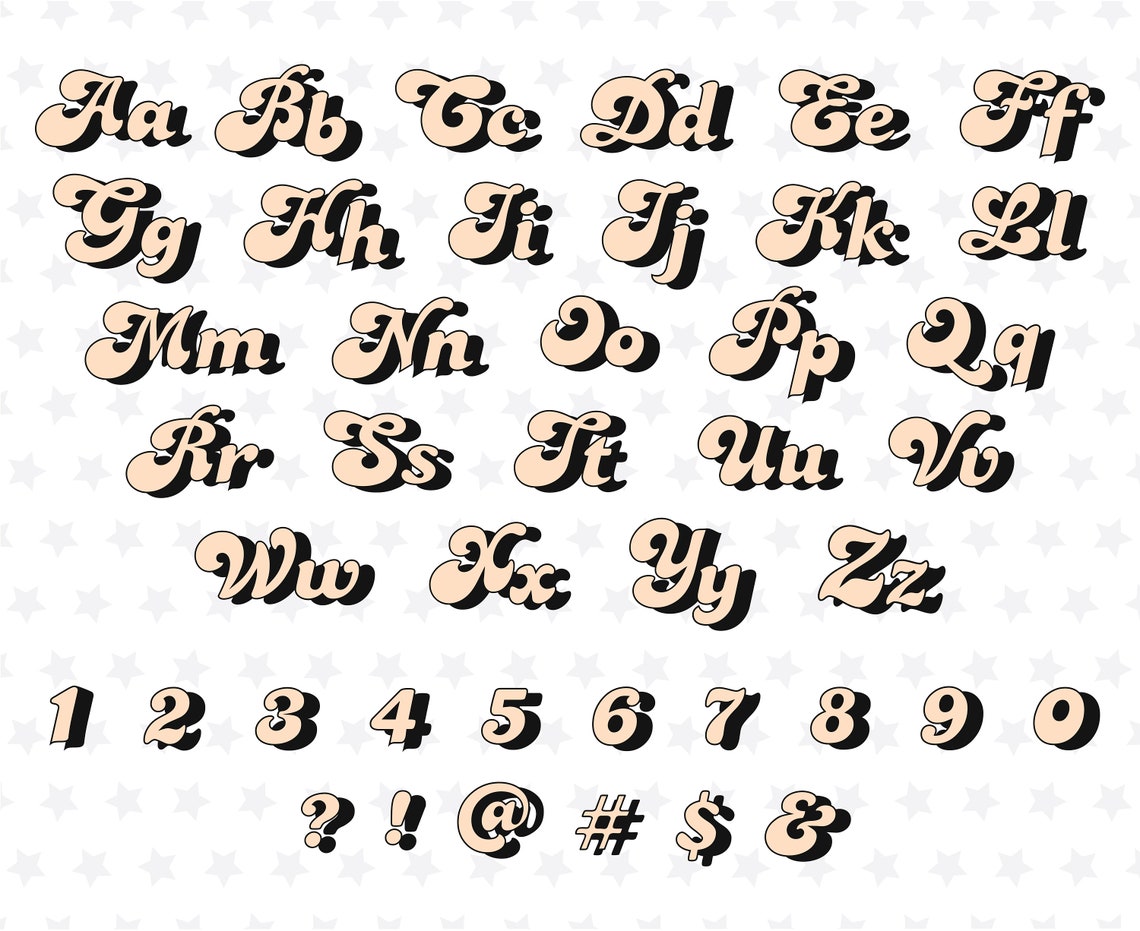 Shadow Font Ttf Svg Png Shadow Letters Font Shadow Cursive - Etsy