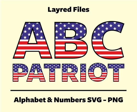 Usa Font USA Flag Font By Vincent Gabriele FontRiver