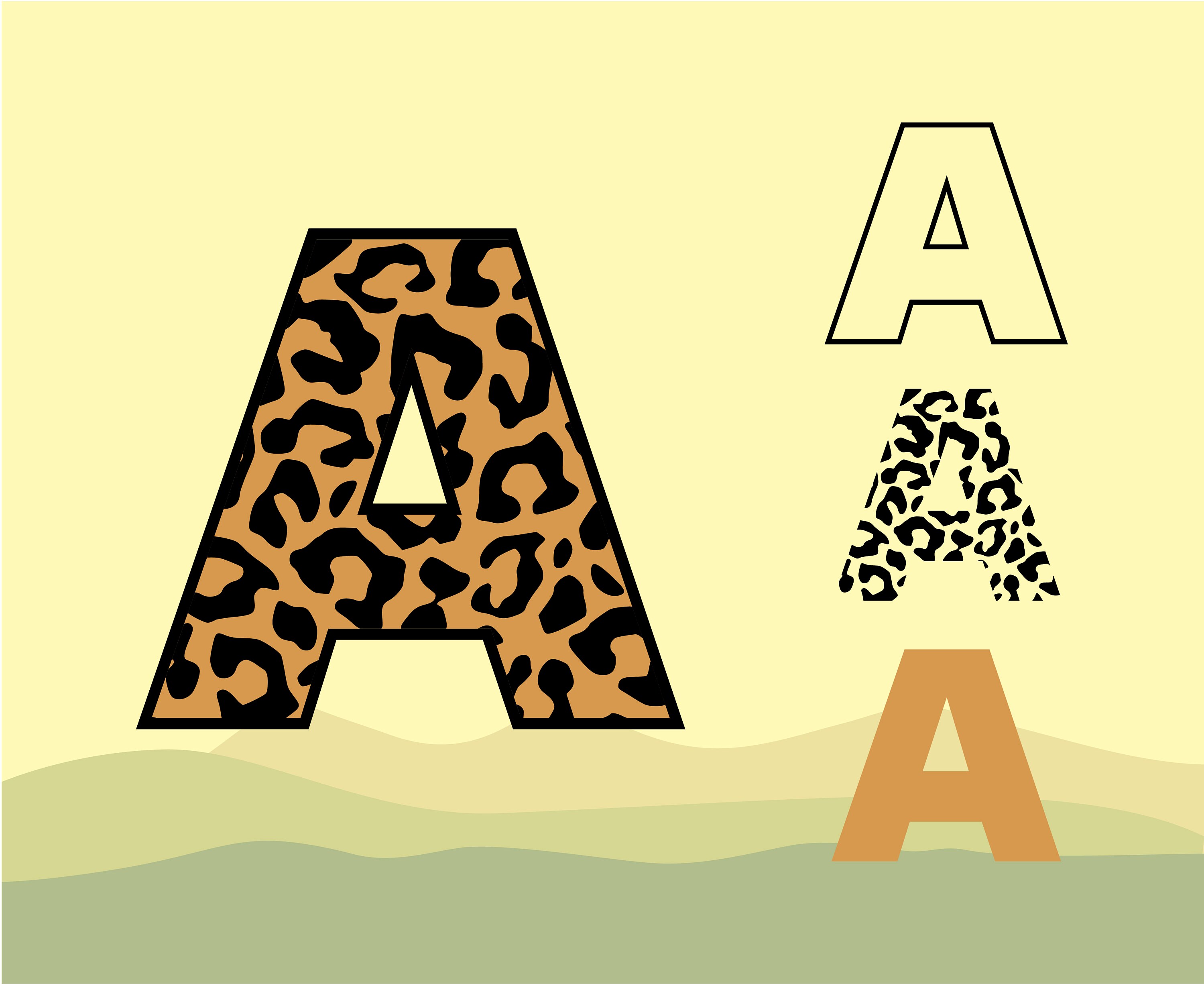 Leopard Font SVG PNG Files Animal Font Safari Font Leopard - Etsy Australia