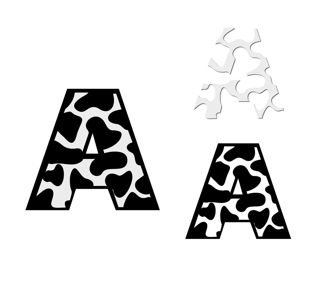Cow Font TTF SVG PNG Font Animal Cow Alphabet Farmhouse Font - Etsy