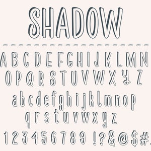 Shadow Font Ttf Svg Png Shadow Letters Font Shadow Cursive Font Shadow ...