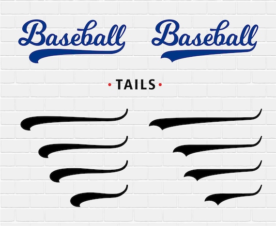 Baseball Tail Clipart