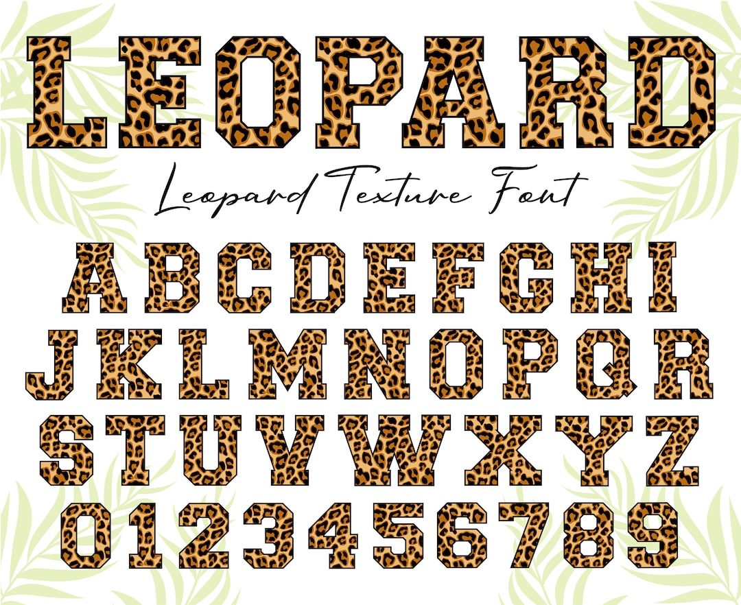 Leopard Font Animal Font Safari Font Leopard Print Font Leopard Spots leopard-font-animal-font-safari-font-leopard-print-font-leopard-spots