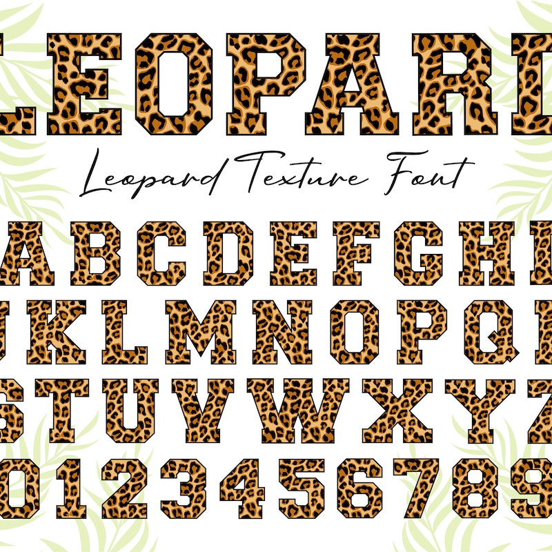 Leopard Print Svg - Etsy