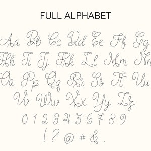 Single Line Font Font for Laser Engraving Font Single Stroke Font Stick ...