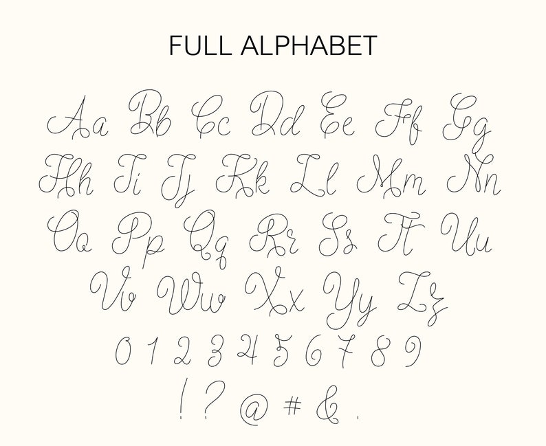 Single Line Font Font for Laser Engraving Font Single Stroke Font Stick ...