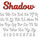 Shadow Font Ttf Svg Png Shadow Letters Font Shadow Cursive Font Shadow ...