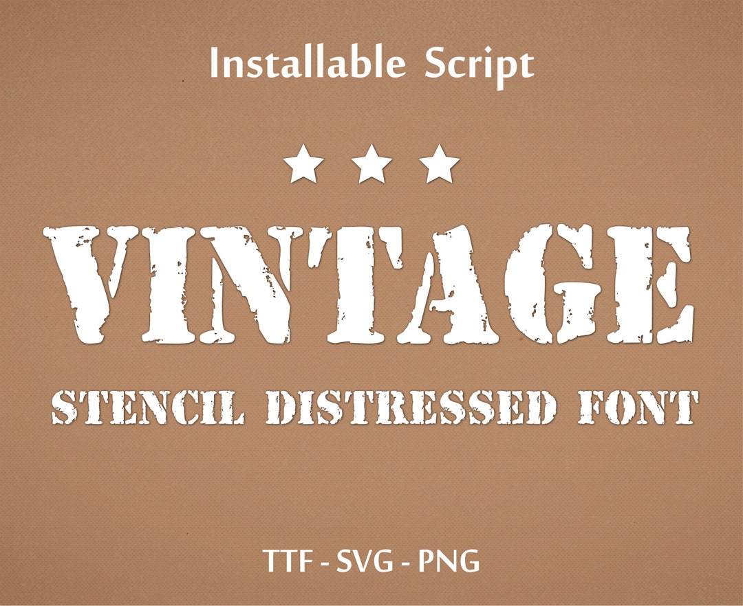 Stencil Font Stencil Letters Font Army Font Military Font Patriotic ...