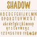 Shadow Font Ttf Svg Png Shadow Letters Font Shadow Cursive Font Shadow ...