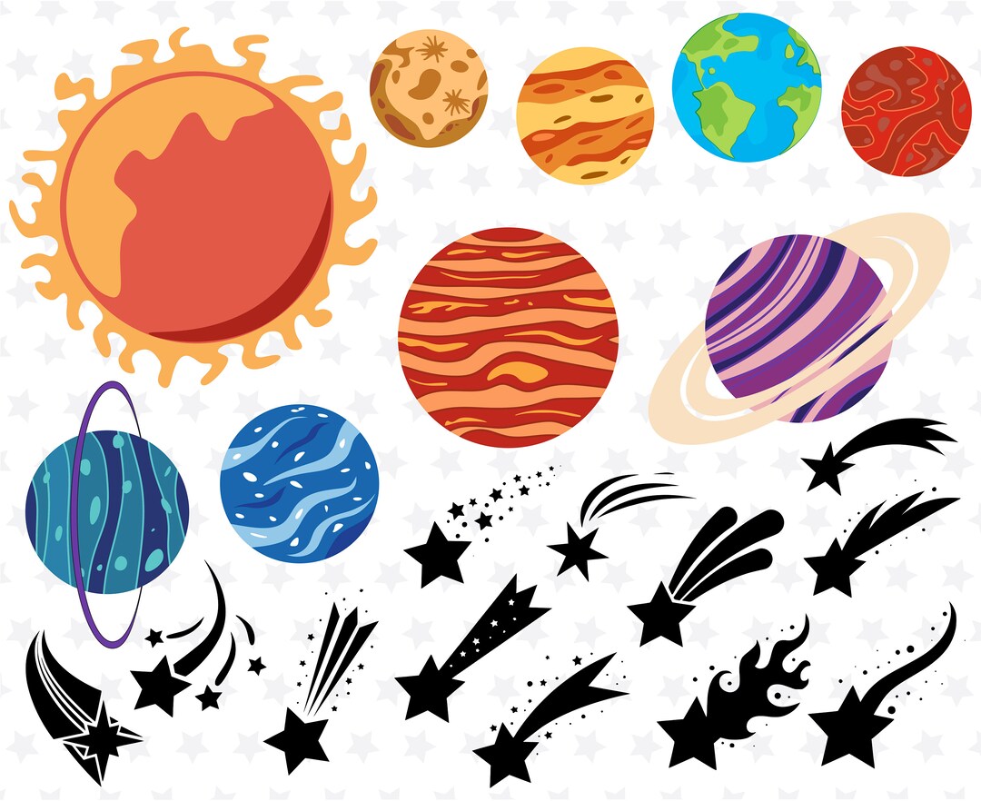 Solar System Svg Solar System Planets Svg Space Svg Planets Svg Earth ...