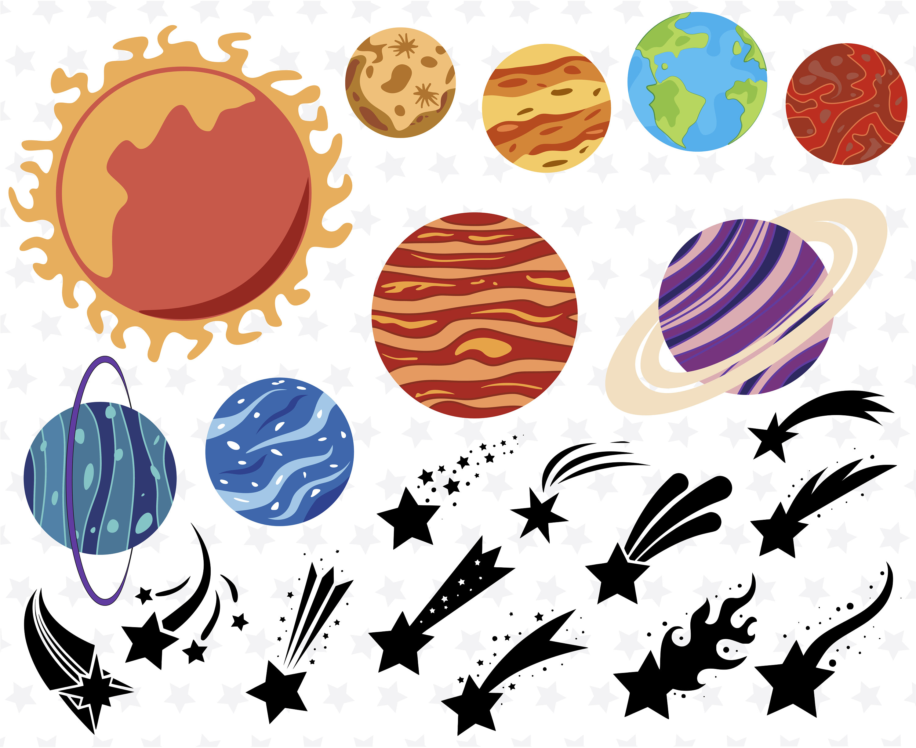 Solar System Svg Solar System Planets Svg Space Svg Planets - Etsy ...